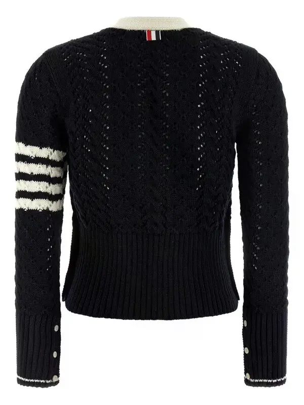 Thom Browne Cable-knit Cardigan