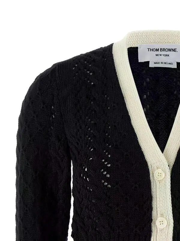 Thom Browne Cable-knit Cardigan