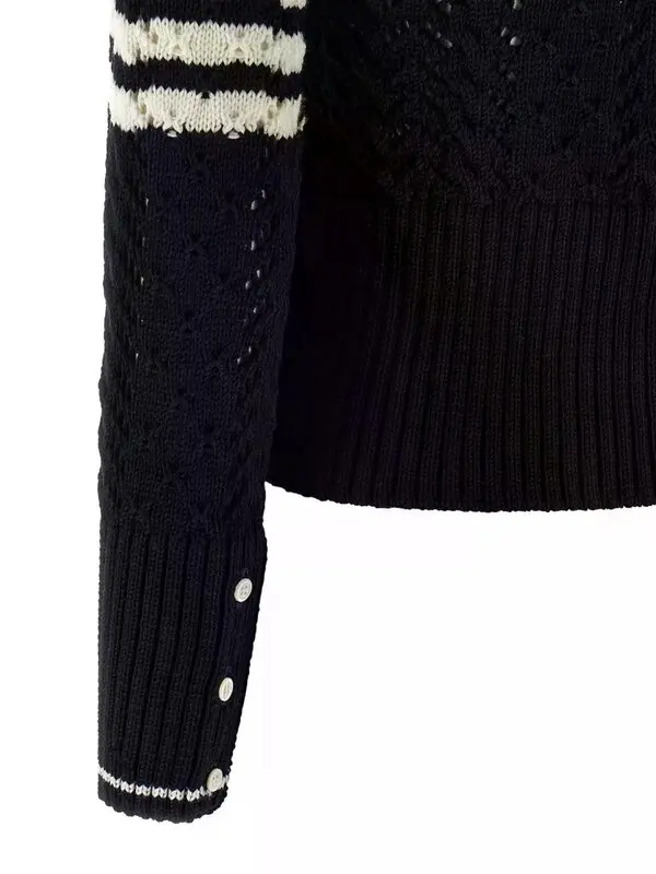 Thom Browne Cable-knit Cardigan