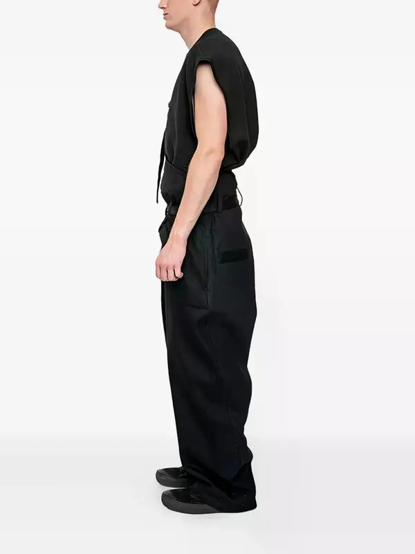 JOE CHIA Vorian Button-detail Dungarees