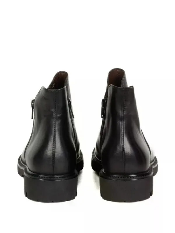FRANCO FEDELE Zip-up Leather Ankle Boots