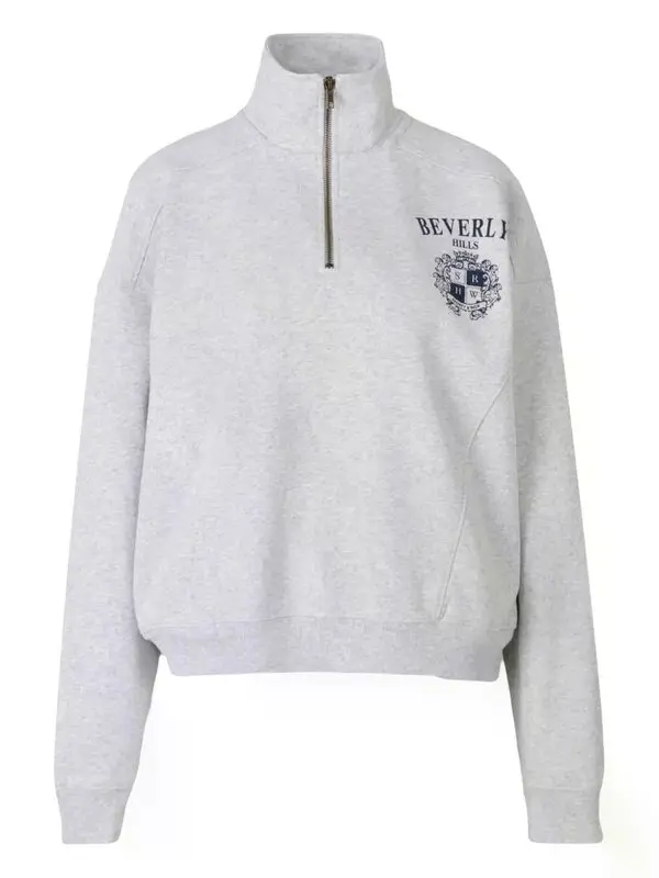 SPORTY & RICH Graphic-print Sweatshirt - Grey