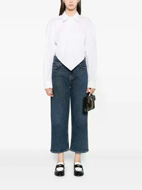AGOLDE High-rise Wide-leg Jeans - Blue