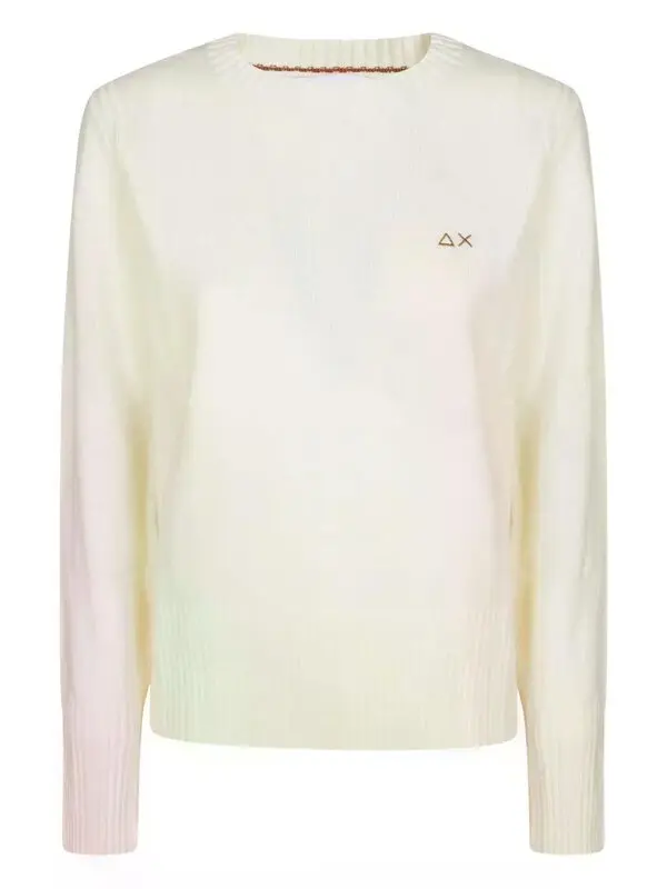 SUN 68 Long-sleeve Crew-neck Sweater - Neutrals