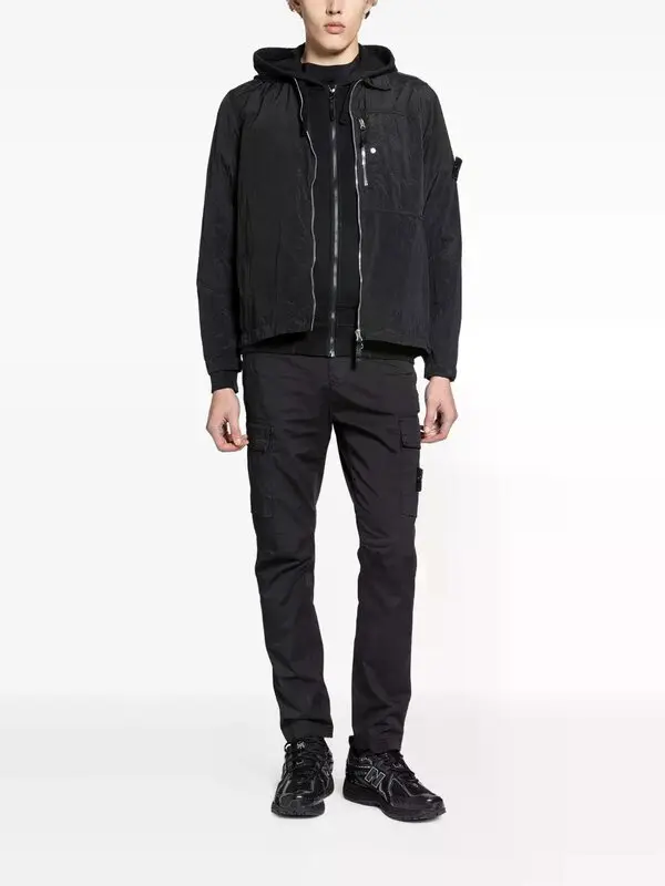 Stone Island Zip-pocket Shirt Jacket - Black
