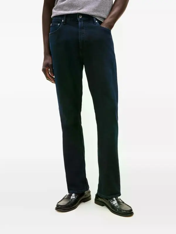 Tommy Hilfiger Logo-patch Jeans - Blue