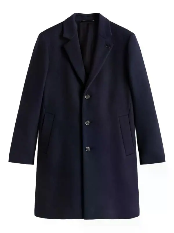 Tommy Hilfiger Notched Lapel Button Coat