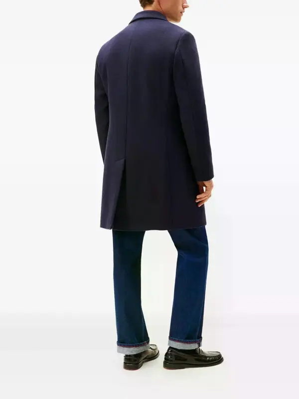 Tommy Hilfiger Notched Lapel Button Coat