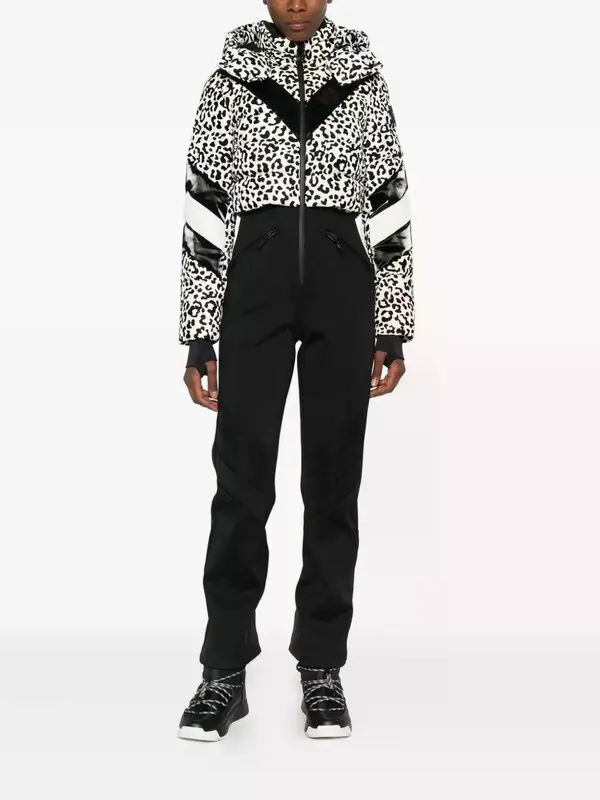 Mackage Satory-flp Leopard-print Ski Jumpsuit