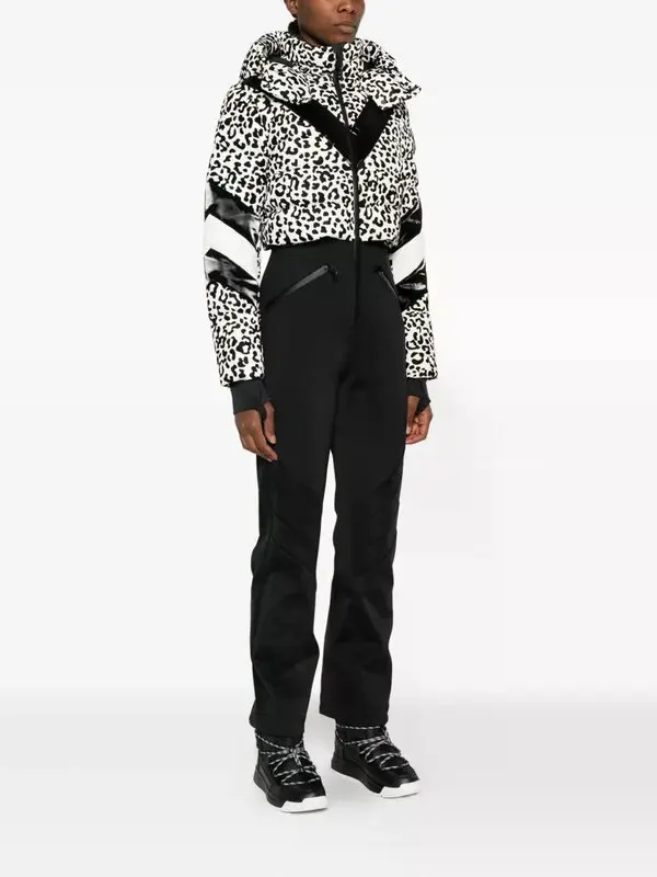 Mackage Satory-flp Leopard-print Ski Jumpsuit