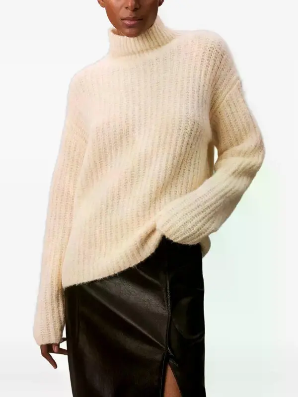 Calvin Klein Roll-neck Sweater - Yellow