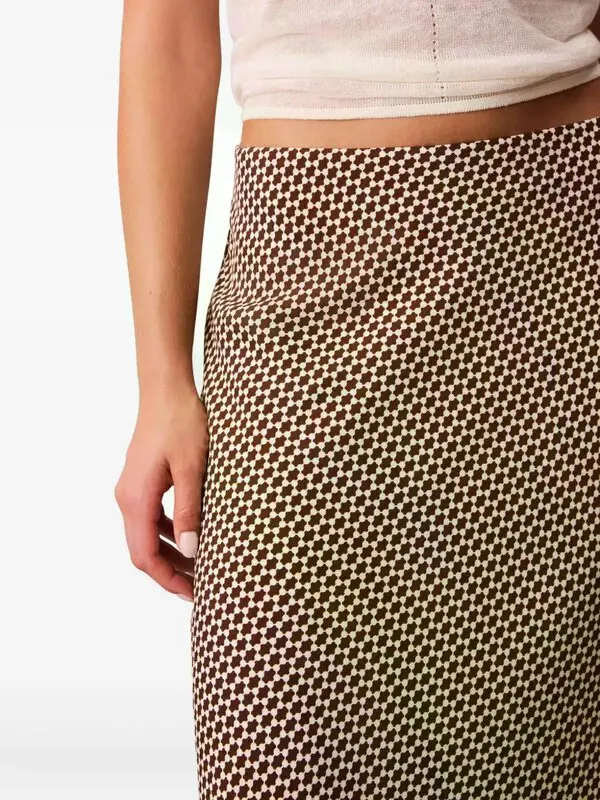 Calvin Klein Patterned Midi Skirt