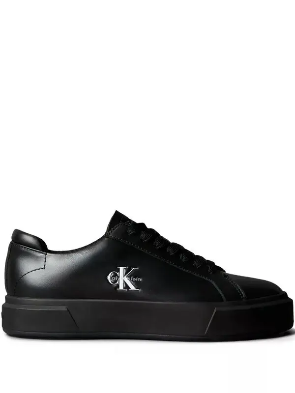 Calvin Klein Leather Logo Sneakers