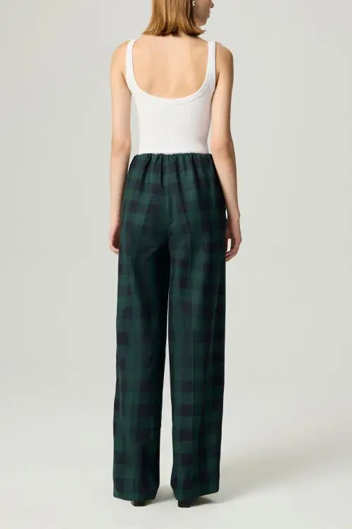 NOCTURNE Drawstring Wide-leg Trousers