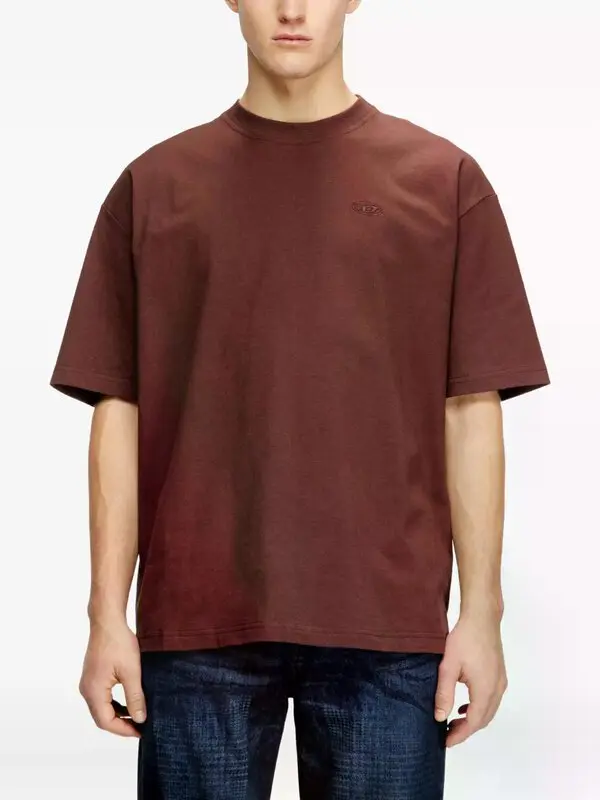 DIESEL® T-shirt With Maxi Oval D Embroidery