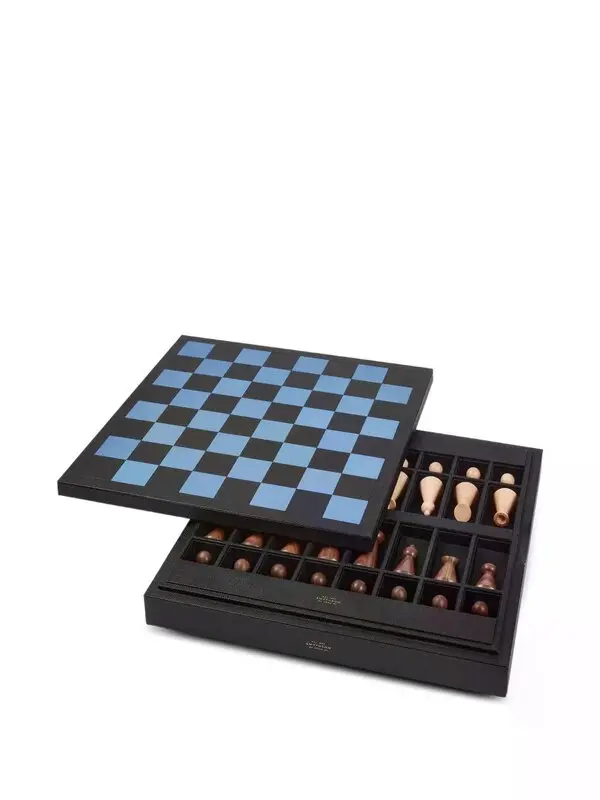 Smythson Collector's Chess Panama Games Set