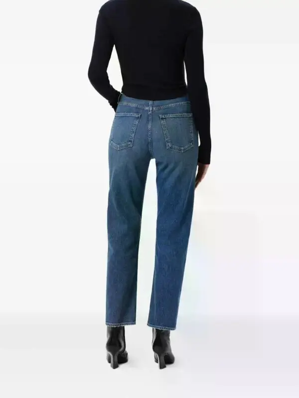 AGOLDE 90's Pinch Waist Crop Jeans - Blue