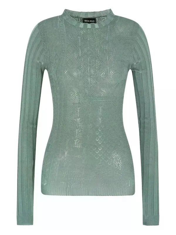 Giorgio Armani Open-knit Jumper