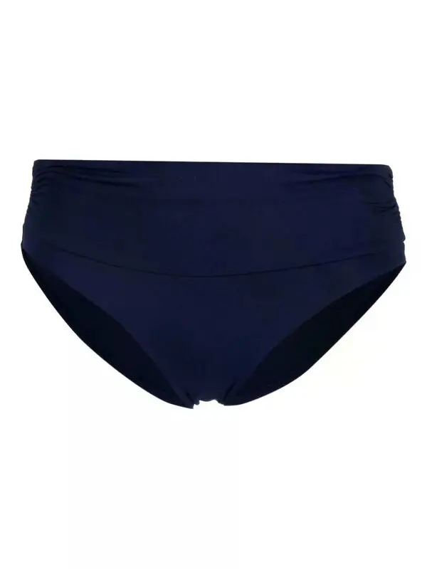Melissa Odabash Bel Air Ruched Bikini Bottom - Blue