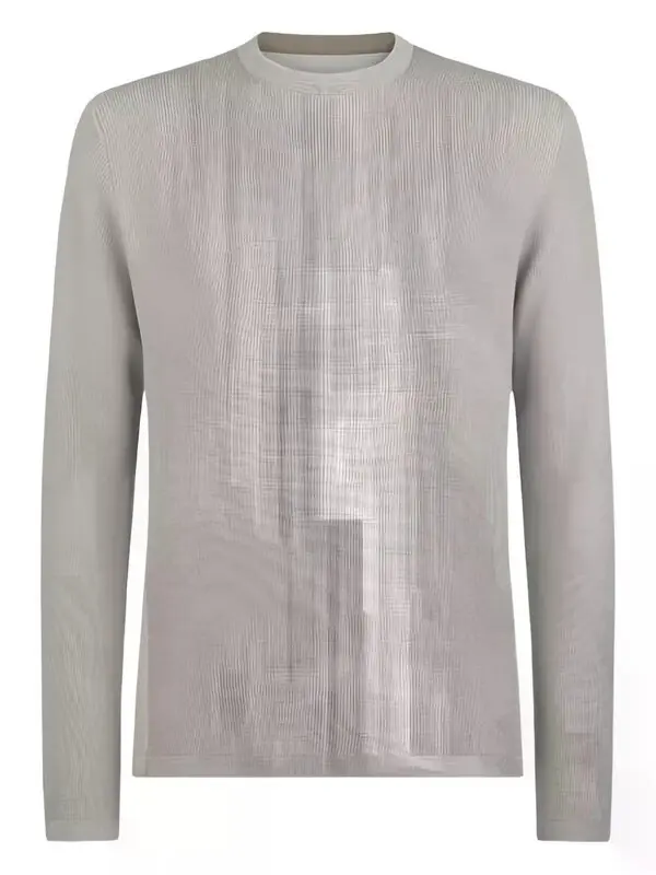 Sease Fine-knit Crew Neck T-shirt