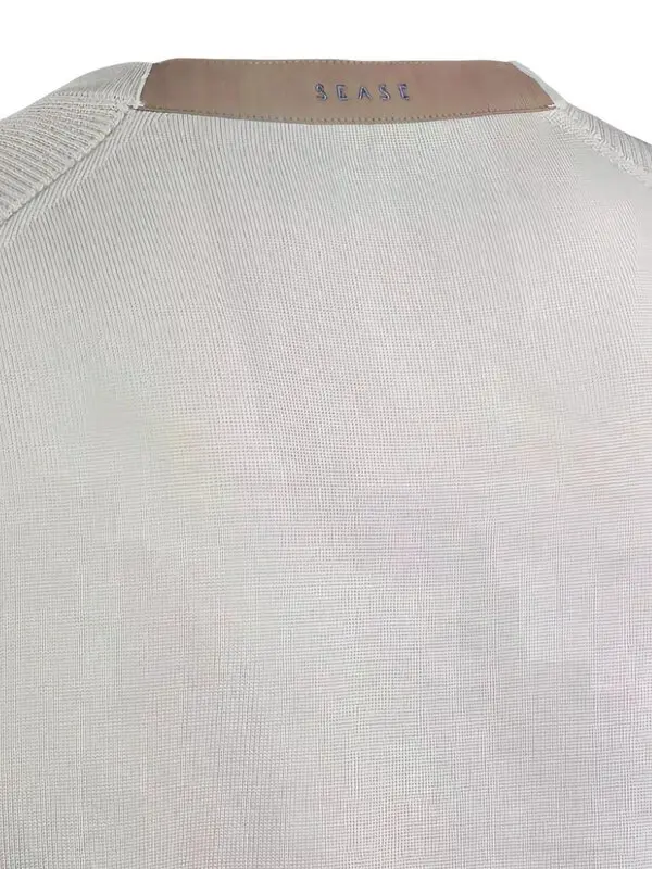 Sease Fine-knit Crew Neck T-shirt