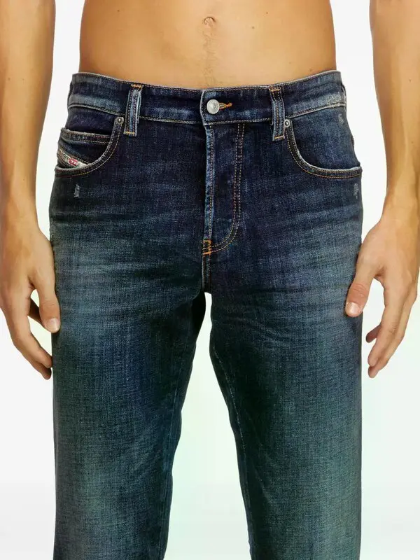 DIESEL® D-vyl 0adbn Slim Jeans With Button Fly