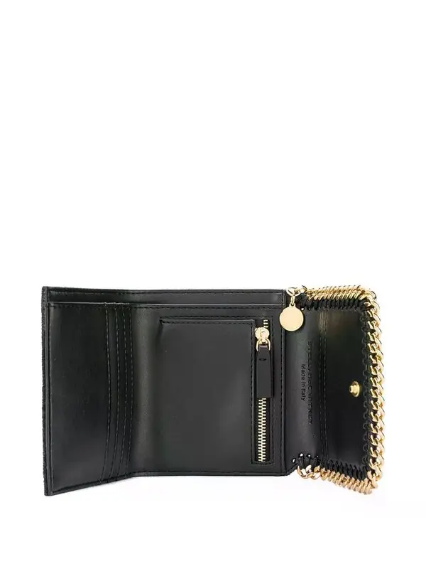 Stella McCartney Chain Flap Wallet - Black