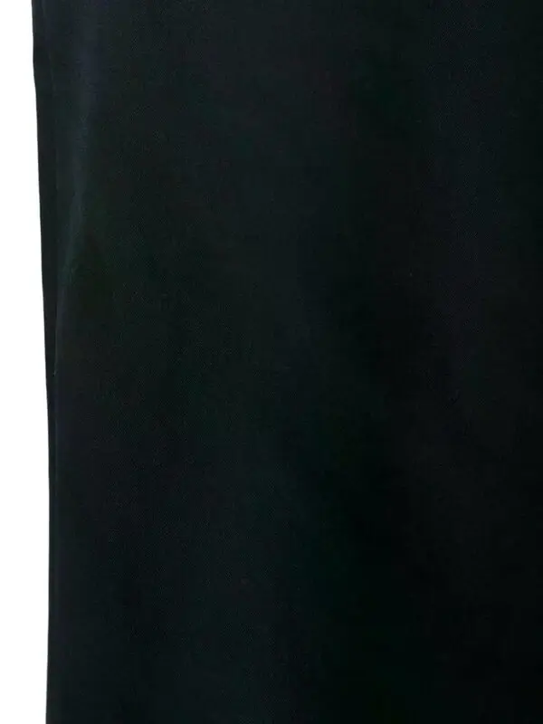 Comme Des Garçons Elasticated-waistband Midi Skirt - Blue