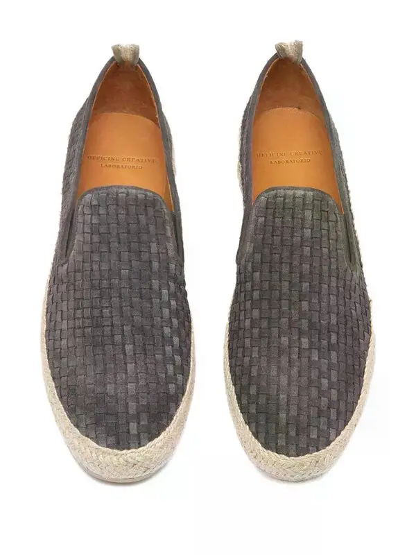 Officine Creative Woven Loafers