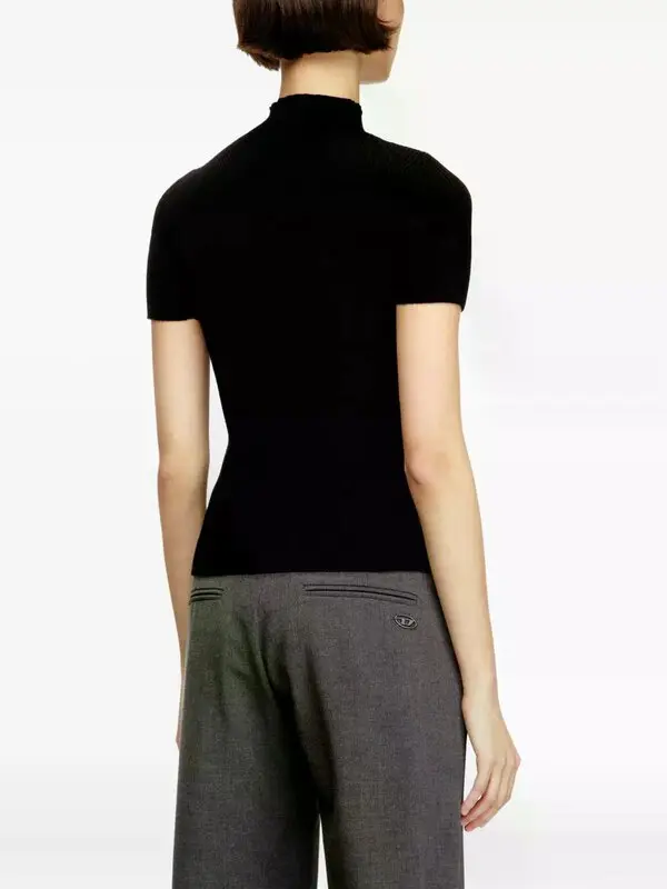 DIESEL® M-olive Cut-out T-shirt - Black