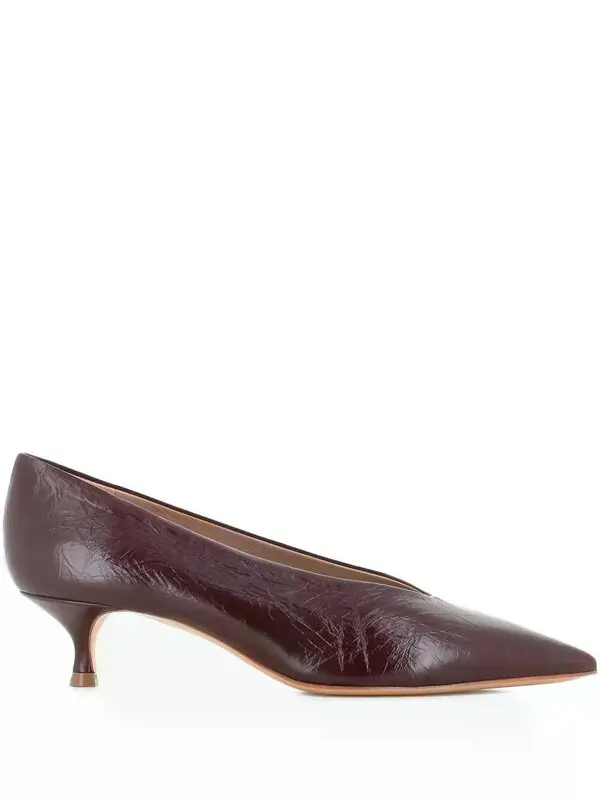 Le Monde Beryl 40mm Babouche Pointed Pumps - Brown