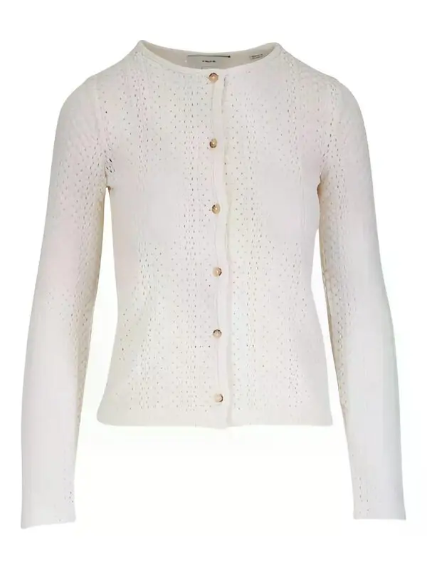 Vince Open-knit Cardigan - White