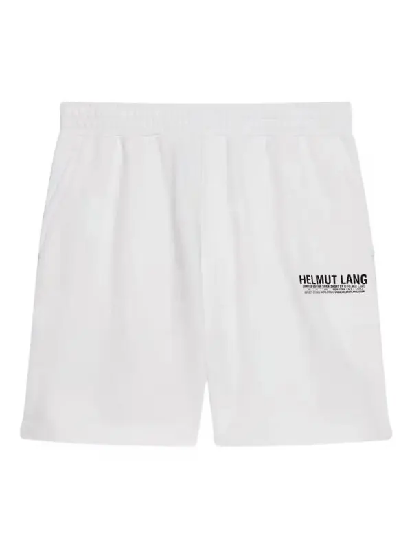 Helmut Lang Logo-print Cotton Shorts