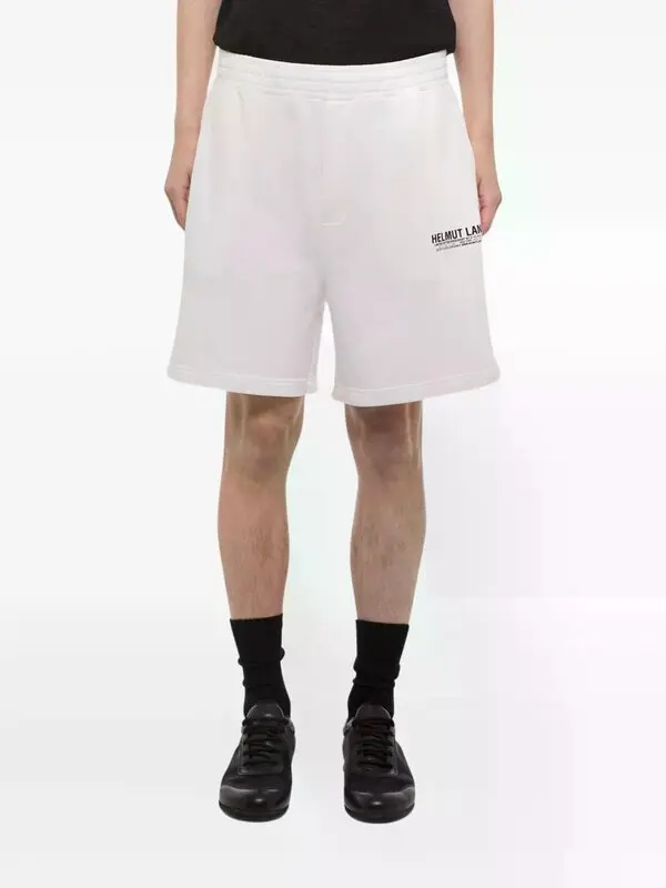 Helmut Lang Logo-print Cotton Shorts