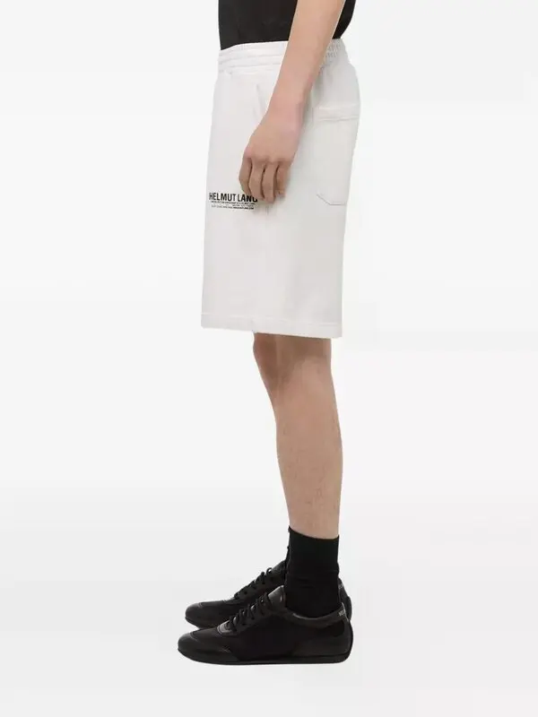 Helmut Lang Logo-print Cotton Shorts