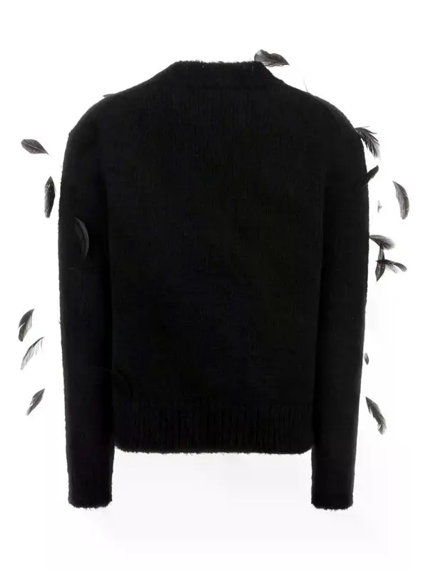 JIL SANDER Feather-detail Sweater