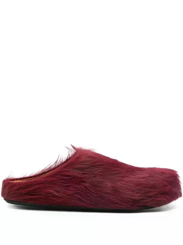 Marni Fussbett Sabot Mules - Red