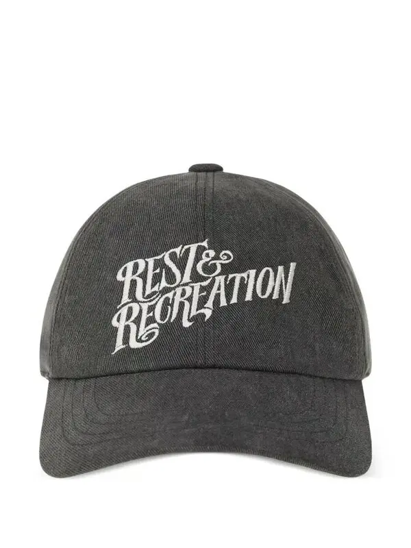 REST&RECREATION Logo-embroidered Baseball Cap - Grey