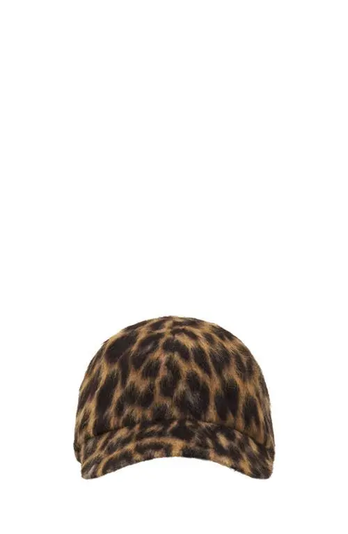 LANVIN Print Cap - Leopard