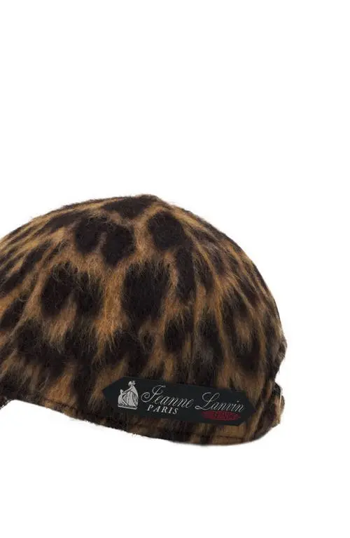 LANVIN Printed Cap - Leopard