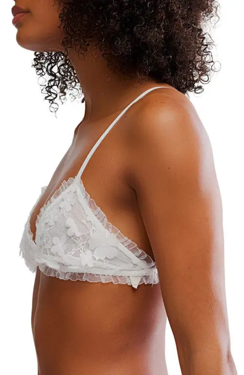 Free People Intimately Fp Save The Date Bralette - Ivory