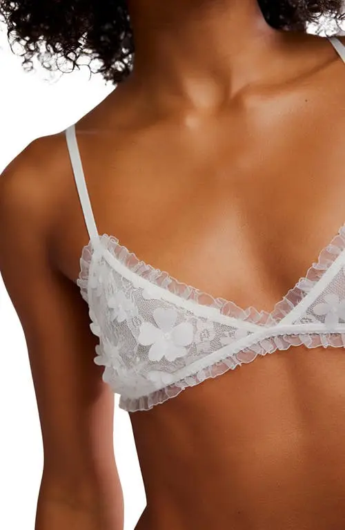 Free People Intimately Fp Save The Date Bralette - Ivory