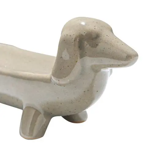 STORIED HOME Ceramic Dog Dish