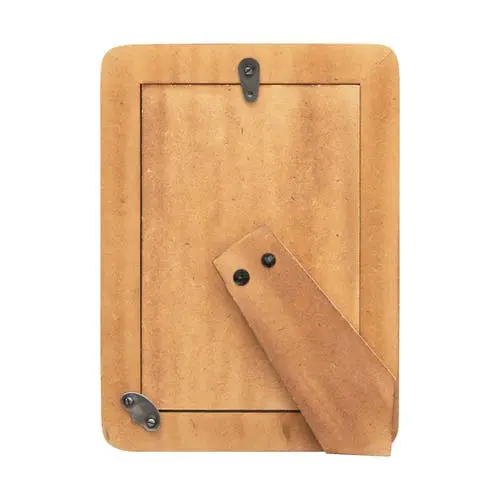 STORIED HOME Hand-carved Horn Photo Frame With Brass Border