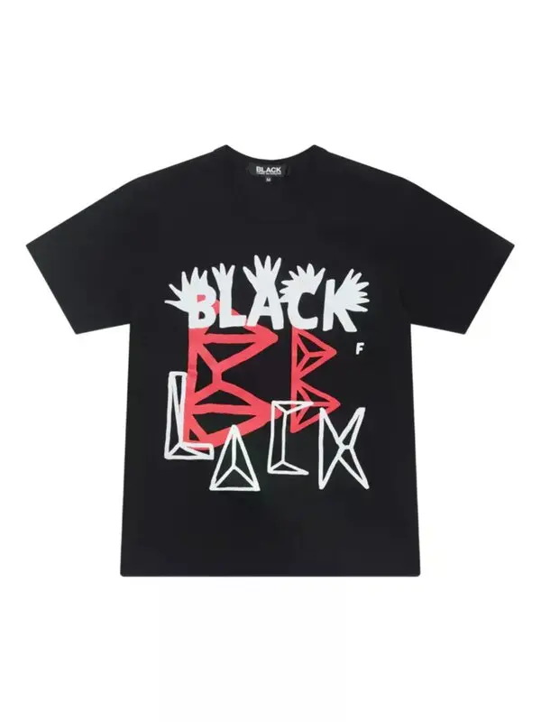 BLACK COMME DES GARÇONS Graphic-print T-shirt - Black