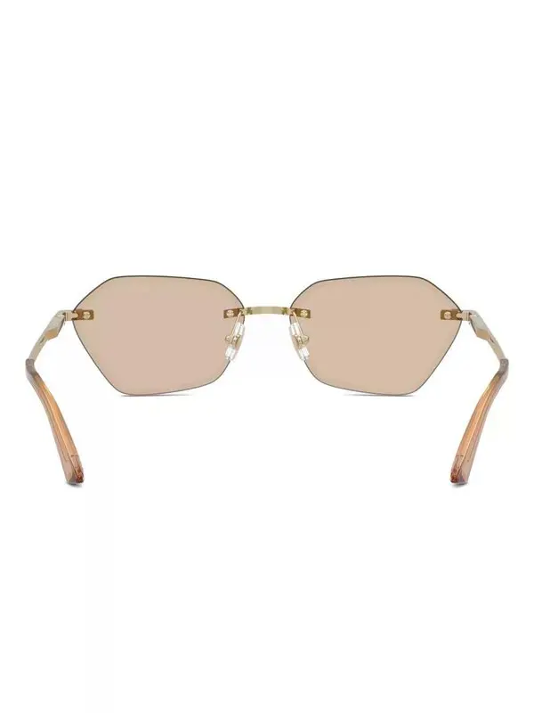 JIMMY CHOO Geometric Frame Sunglasses