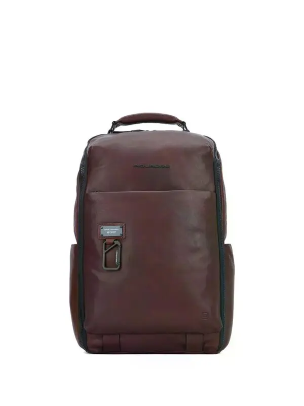 PIQUADRO Zip Top Handle Backpack - Brown