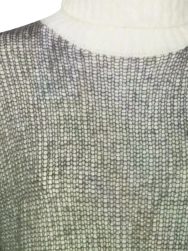 SUN 68 Two-toned Roll-neck Sweater