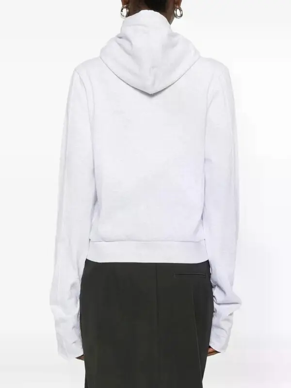 ENTIRE STUDIOS Hooded Zip-fastening Sweatshirt - Grey