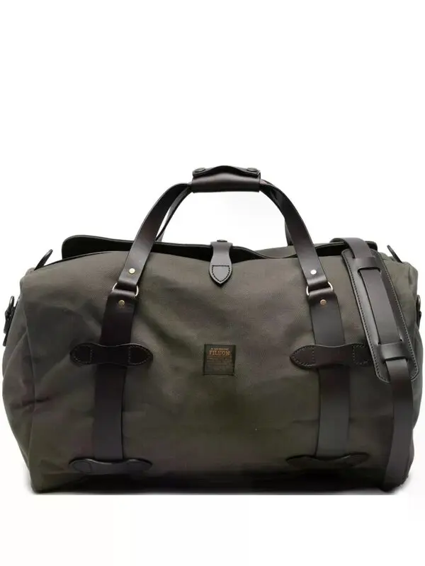 Filson Medium Leather-trim Duffle Bag - Green